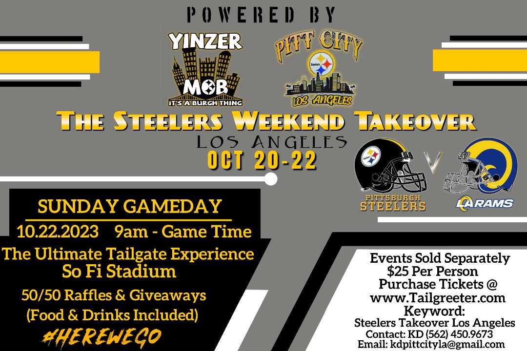 Tailgreeter - Tailgate PCLA-Steelers Invades LA Event Wristband only ...