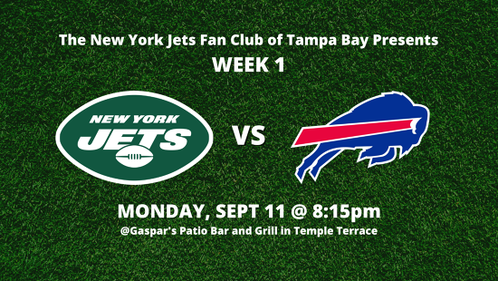Tailgreeter - Jets vs Bills Watch Party - Week 1