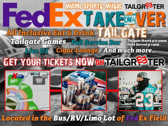 Tailgreeter - FedEx Takeover: Miami Sports Music Tailgate Tour (Miami ...