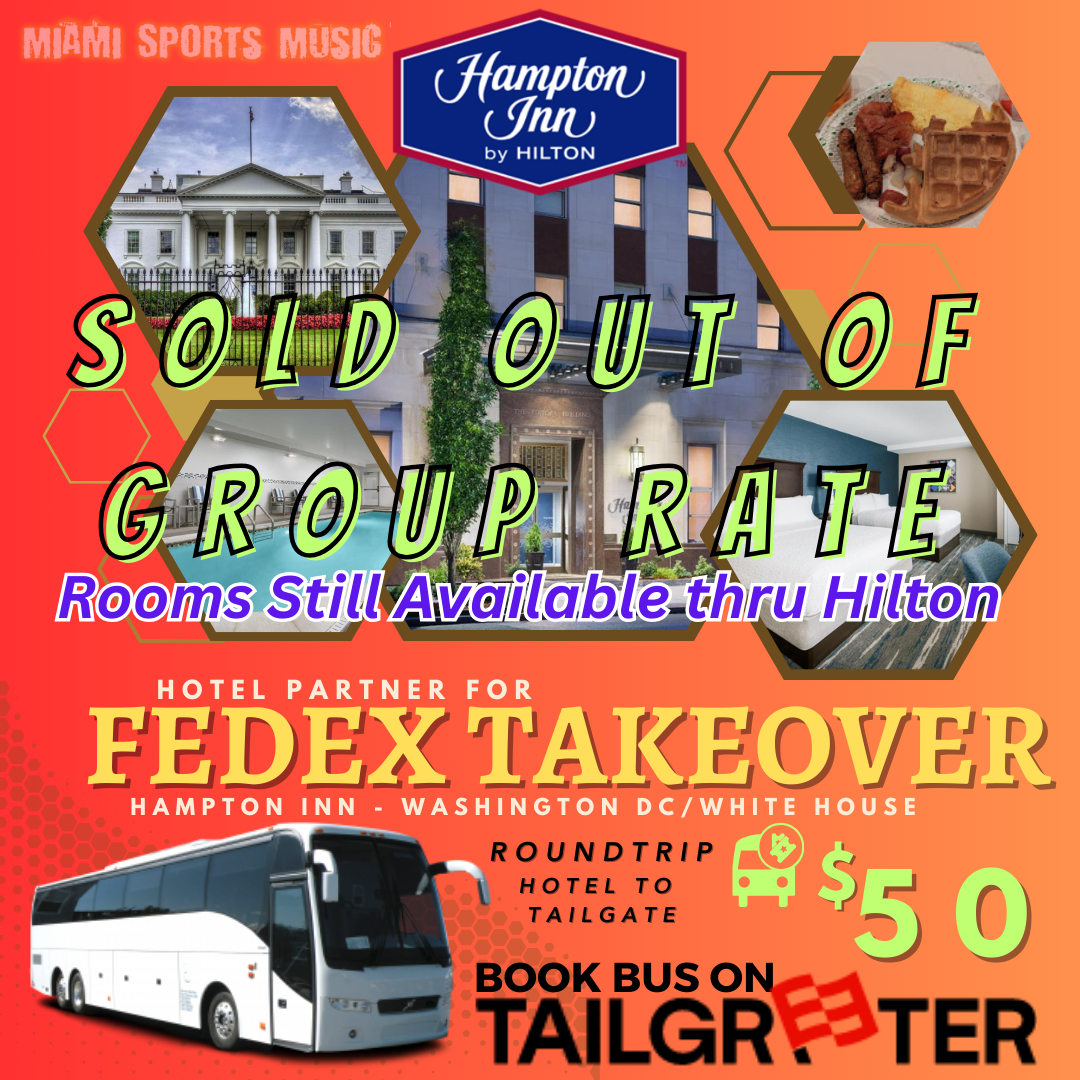 Tailgreeter - FedEx Takeover: Miami Sports Music Tailgate Tour (Miami ...