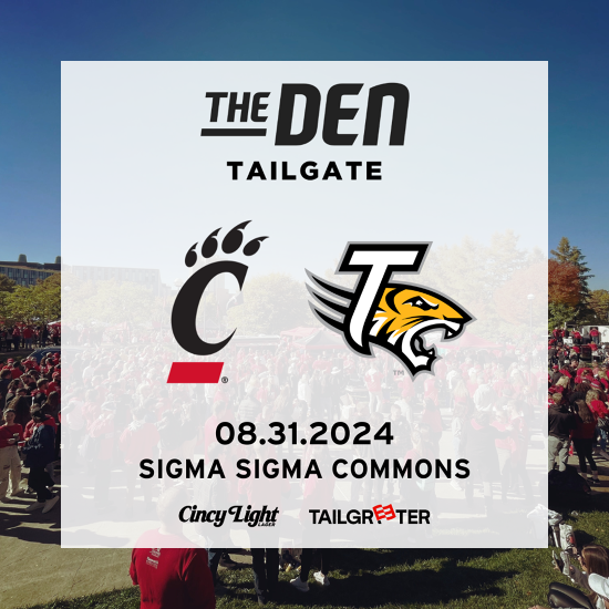 Tailgreeter - The Den - Cincinnati Bearcats vs. Towson