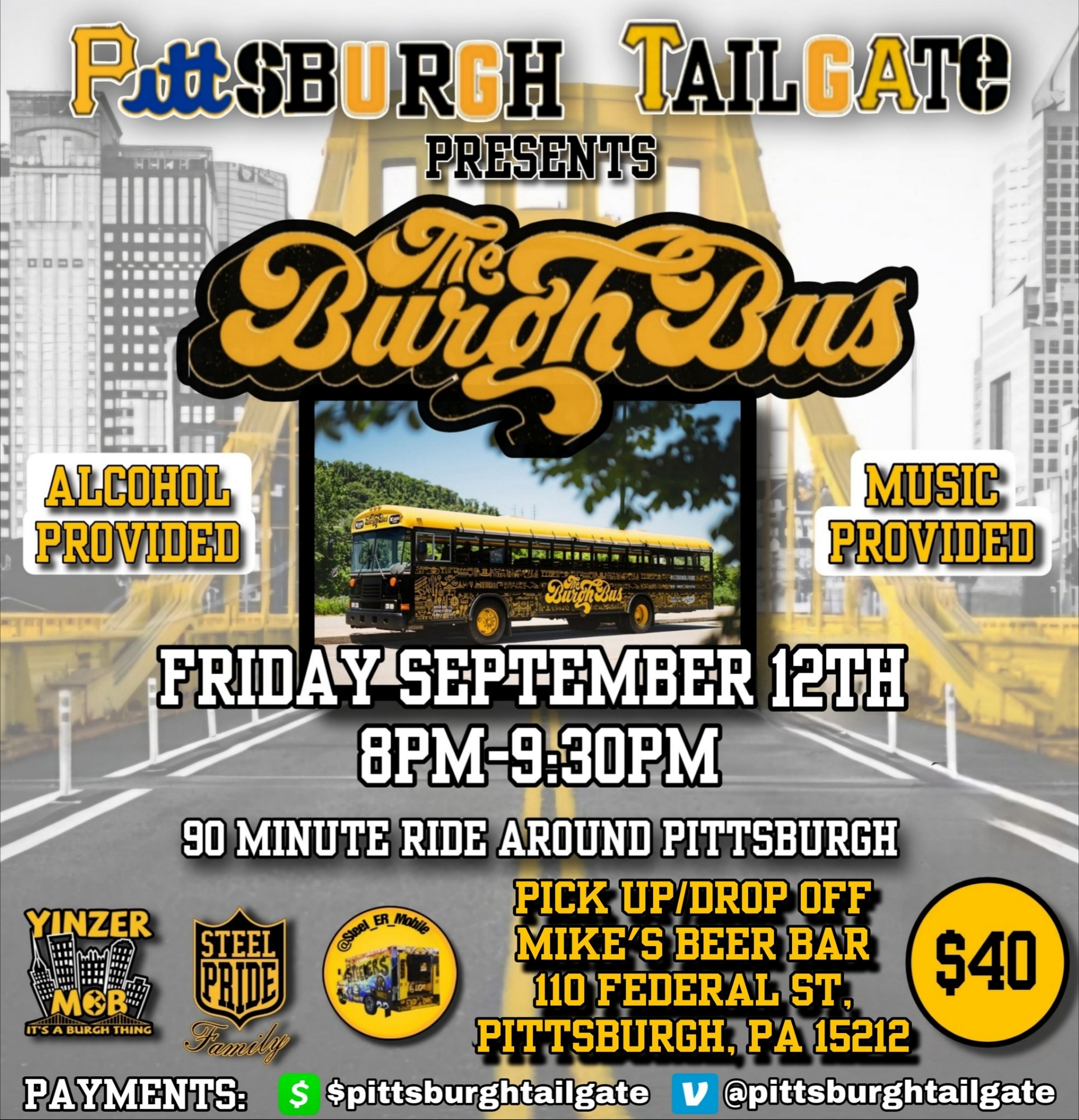 Tailgreeter - Pittsburgh Tailgate: Burgh Bus 2025